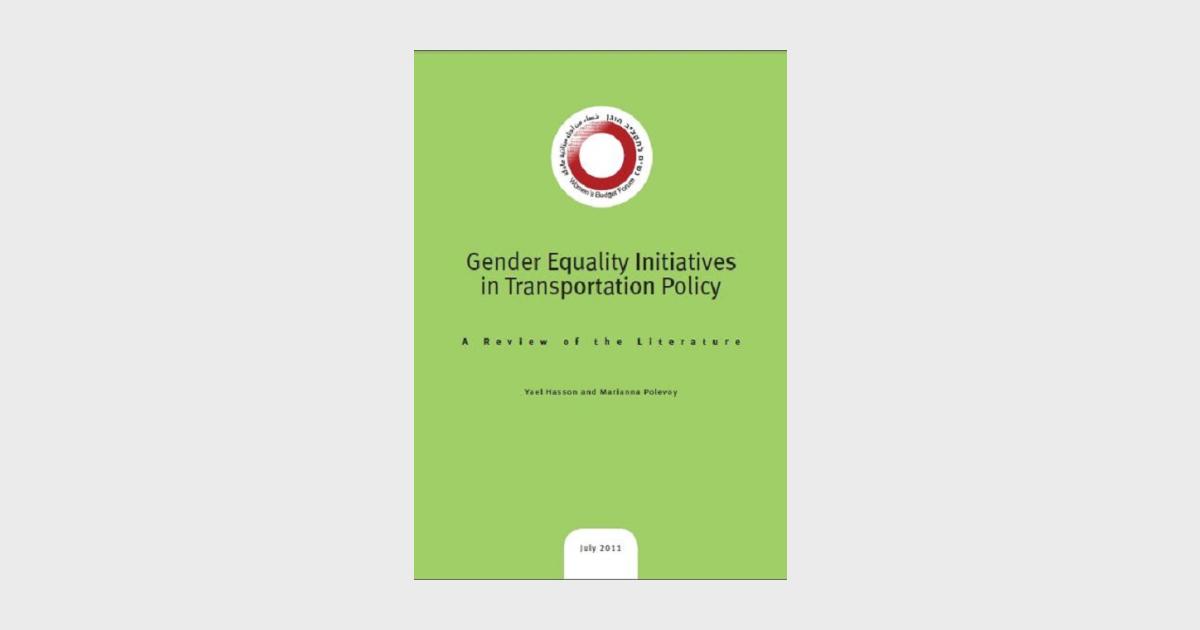Gender Equality Initiatives in Transportation Policy | Heinrich-Böll ...